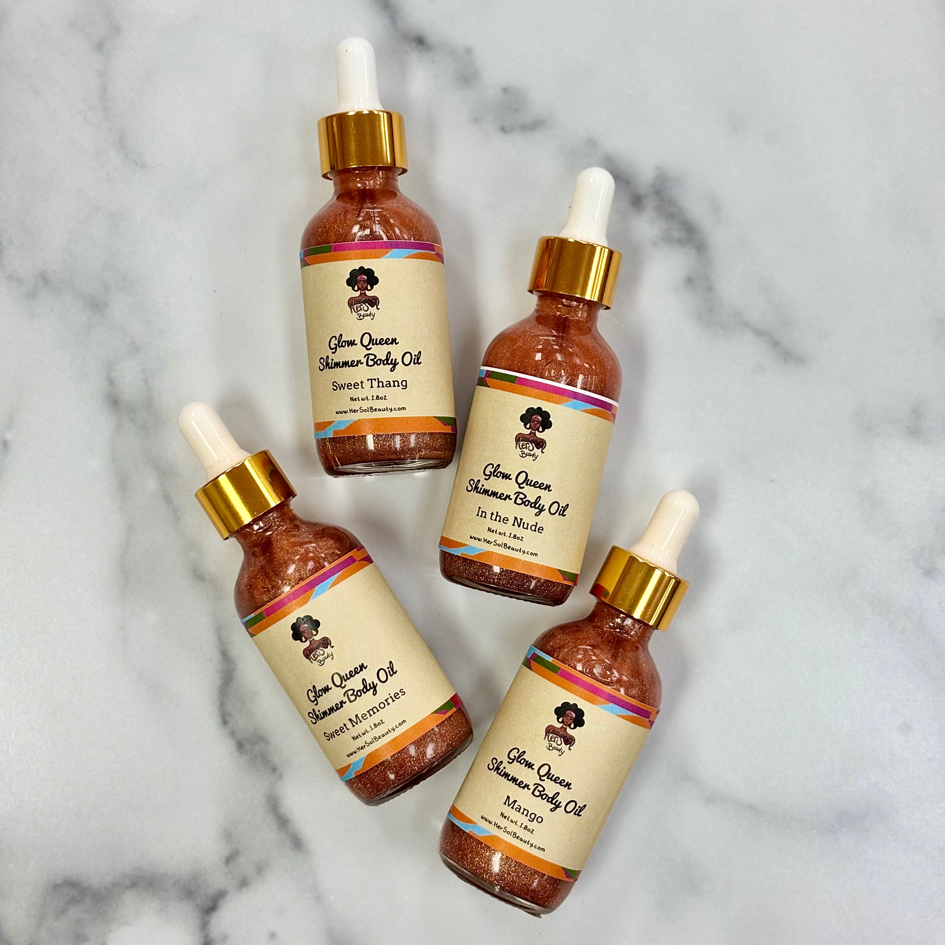 Glow Queen Shimmer Body Oil-Sweet Thang – Makers of Maryland