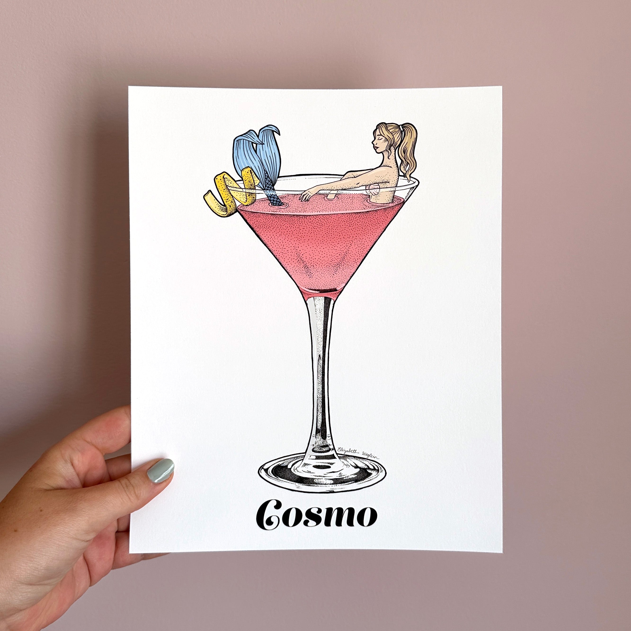 Cosmo Mermaid Art Print – Makers of Maryland