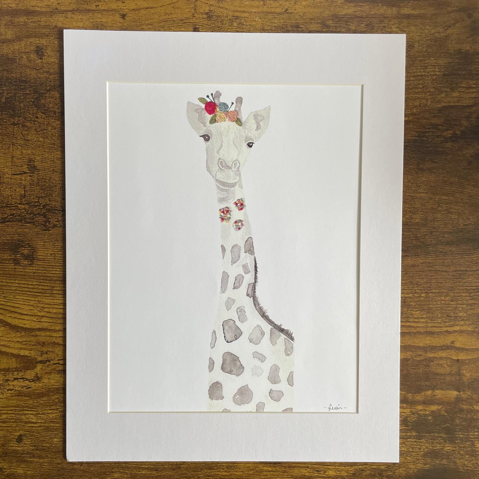 Hand-Embroidered Giraffe – Makers of Maryland