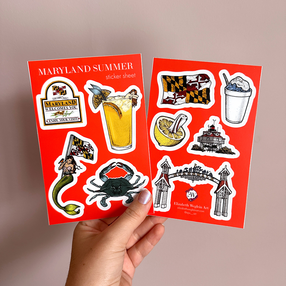 Maryland Sticker Sheet – Makers of Maryland