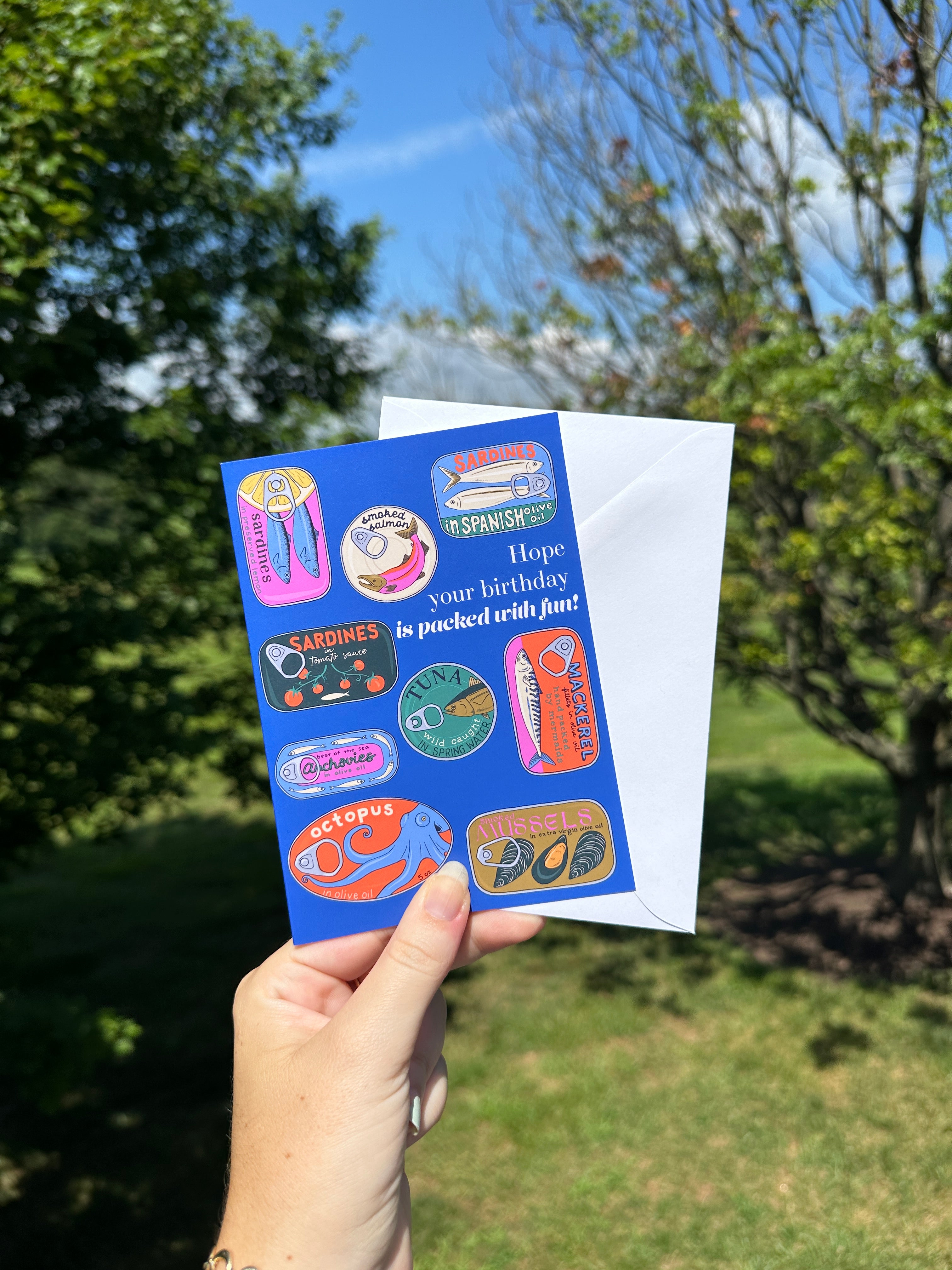 Sardine Birthday Card – Makers of Maryland