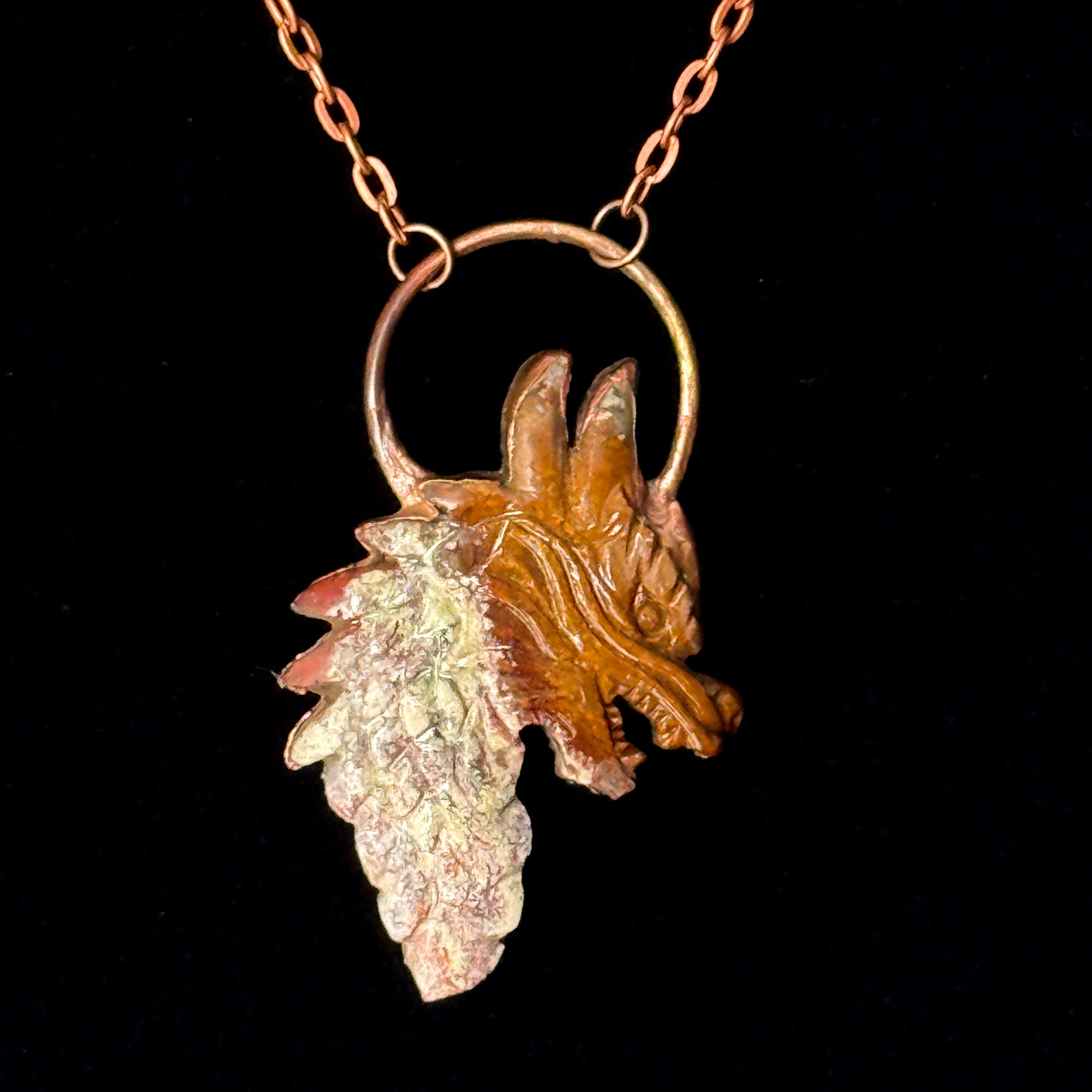 The Wolf - Jasper wolf electroformed in copper – Makers of Maryland