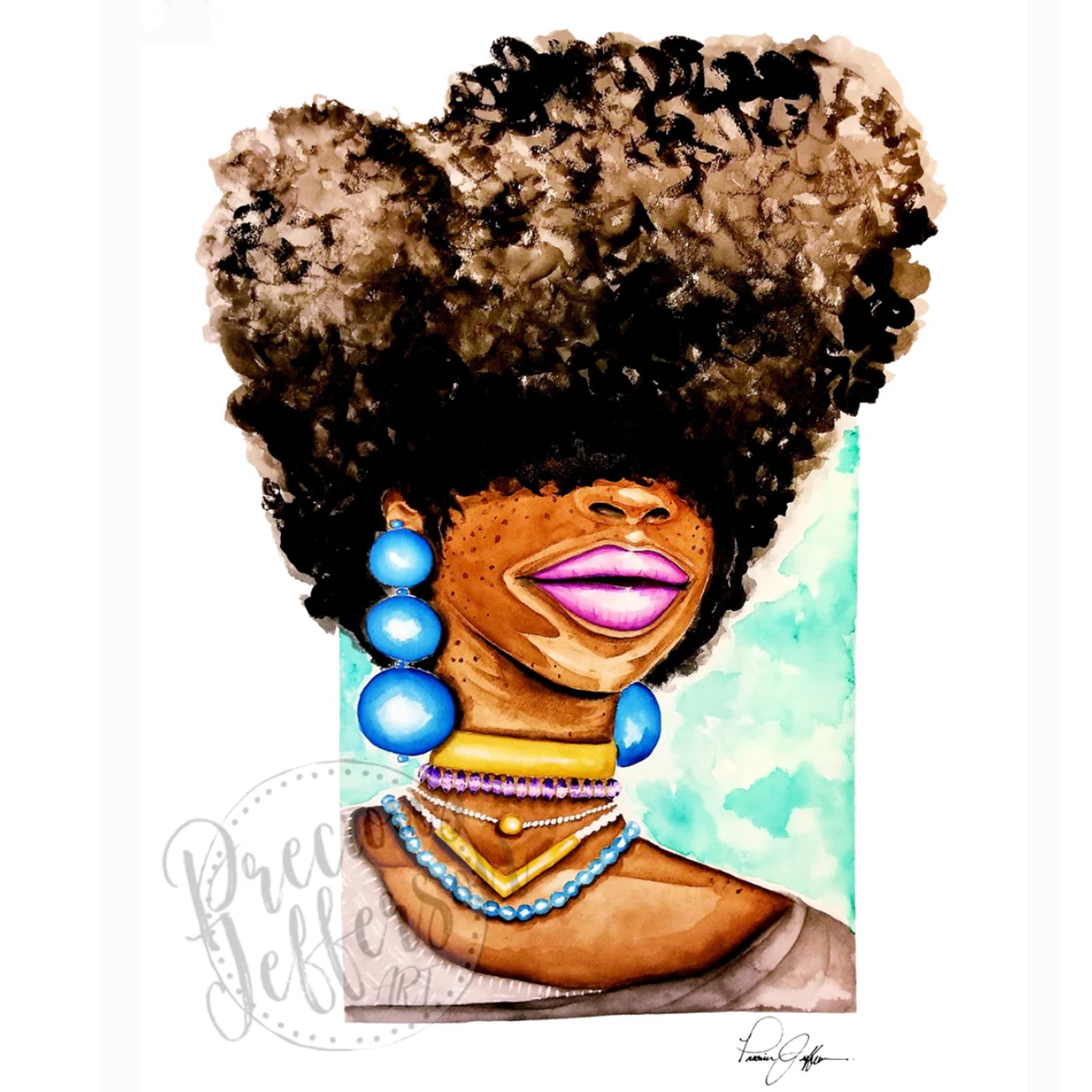 Miss Fluffy Art Print – Makers of Maryland
