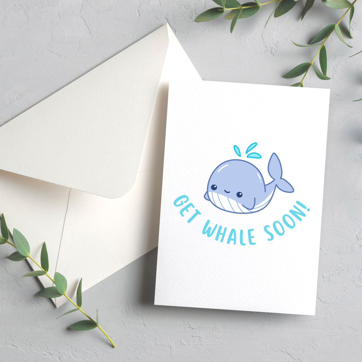 Get Whale Soon Greeting Card – Makers of Maryland